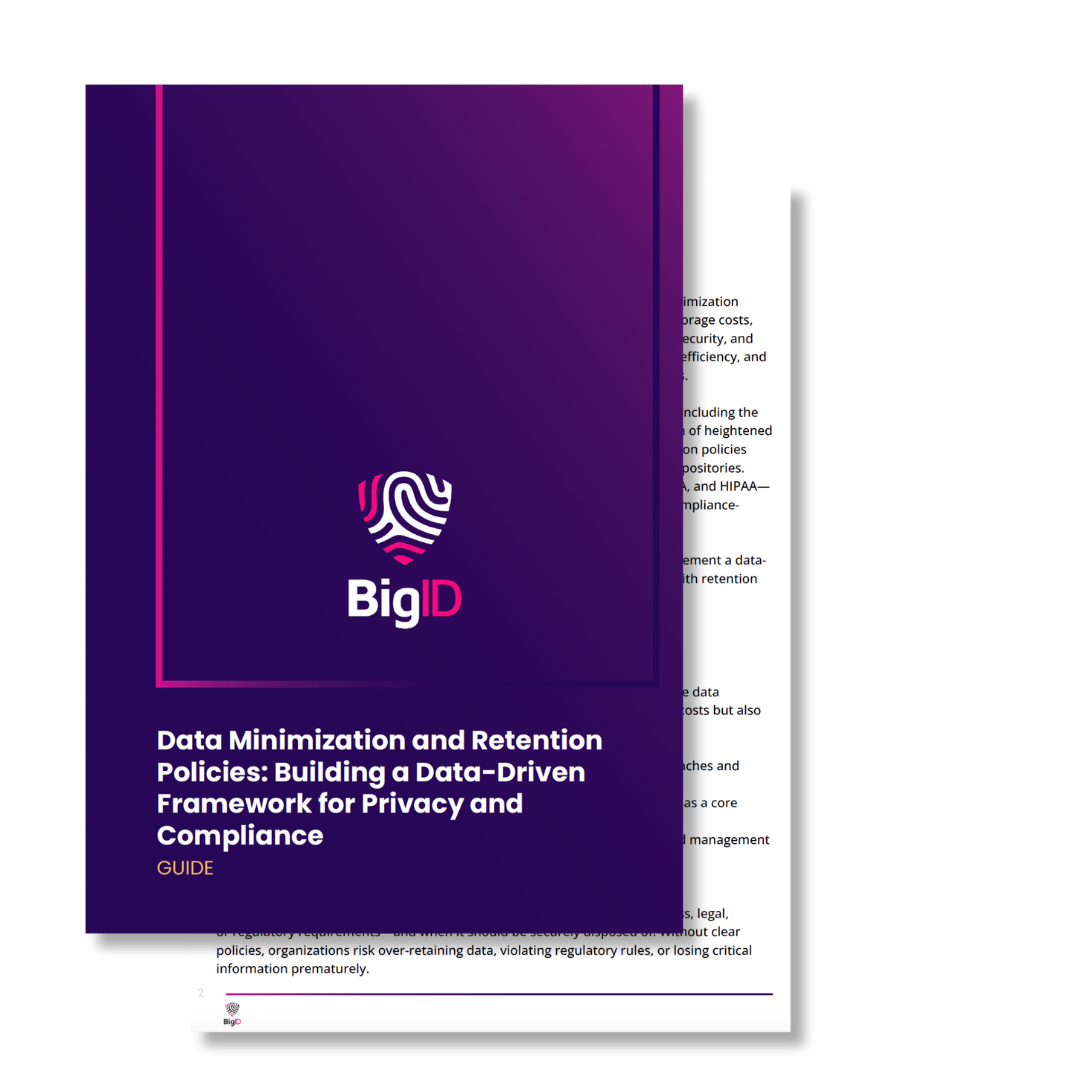 Data Minimization and Retention Mapping